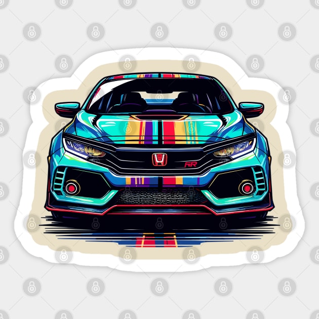 Honda Civic Type R - Honda - Sticker | TeePublic