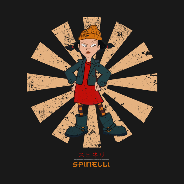 Spinelli Retro Japanese Recess - Spinelli - T-Shirt | TeePublic