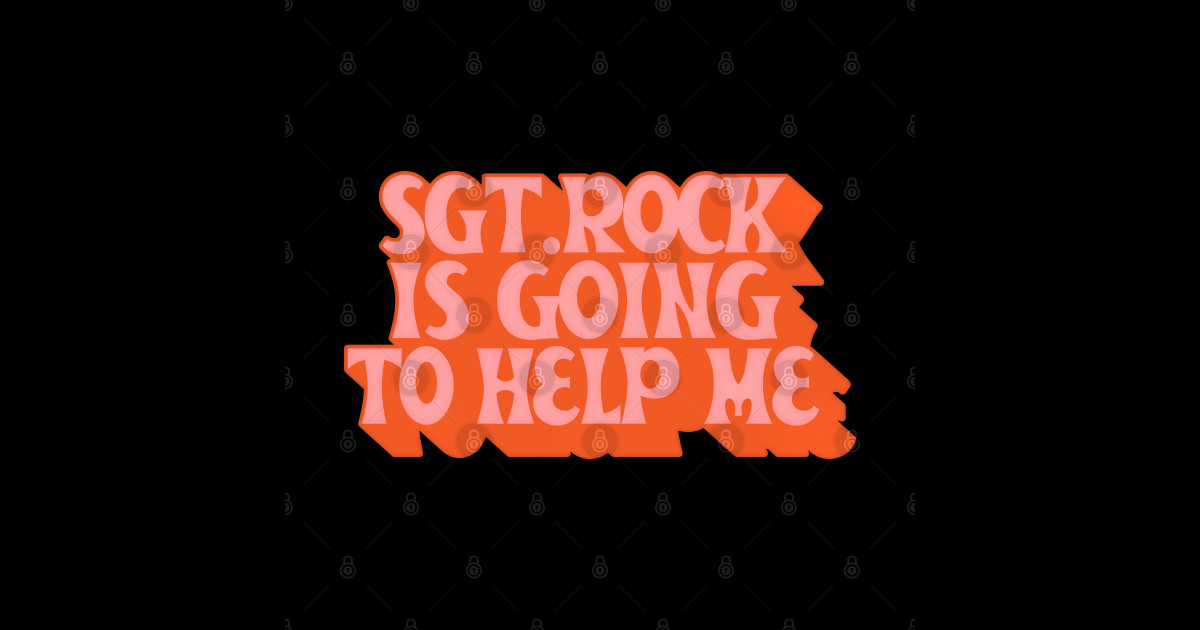 Sgt Rock // XTC Fan Design - Xtc - Sticker | TeePublic