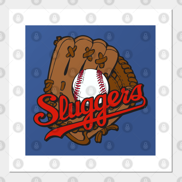 Sluggers Baseball Logo - Sluggers - Posters and Art Prints | TeePublic