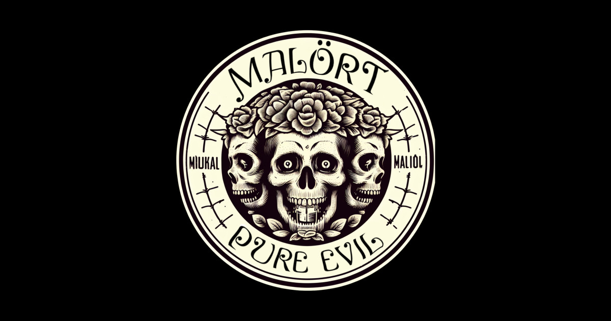 Malort: Pure Evil - Malort - Sticker | TeePublic