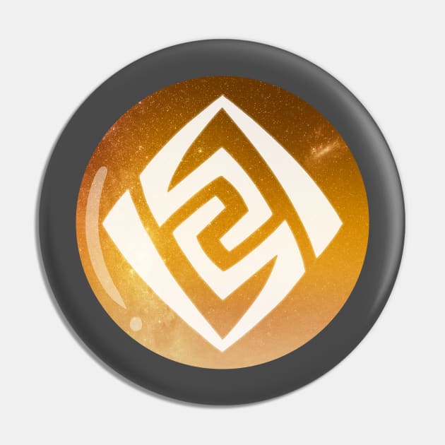 Genshin Impact Element Geo - Genshin Impact Element Geo - Pin | TeePublic