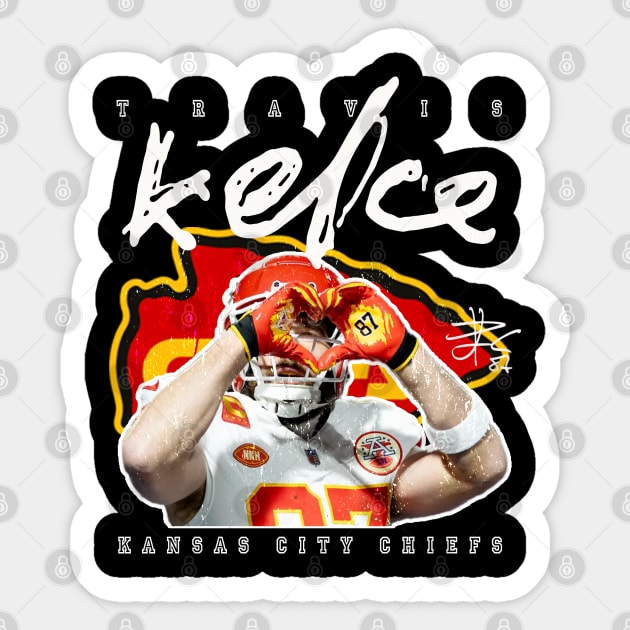 Travis Kelce Kansas City Chiefs - Travis Kelce - Sticker | TeePublic