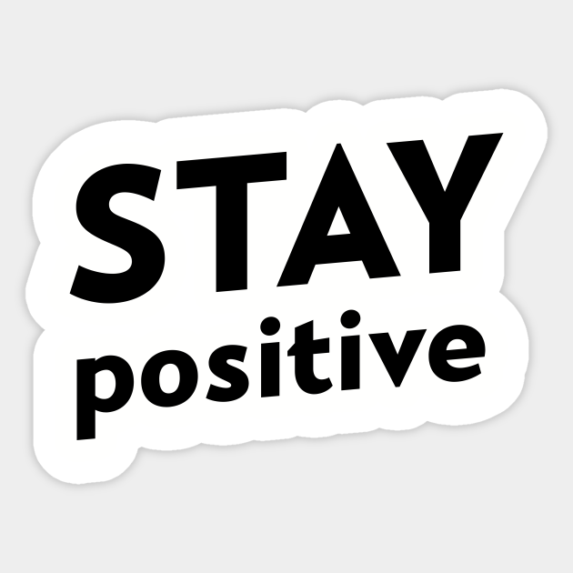 Stay Positive Sticker Paper, Party & Kids Stamping Craft Supplies ...
