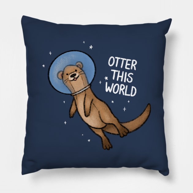 Otter This World - Puns And Humor - Pillow | TeePublic