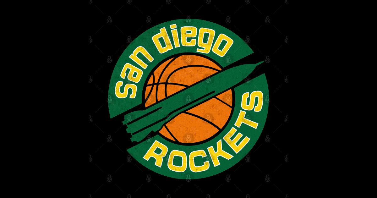 Defunct San Diego Rockets Basketball 1970 - California - Sticker ...