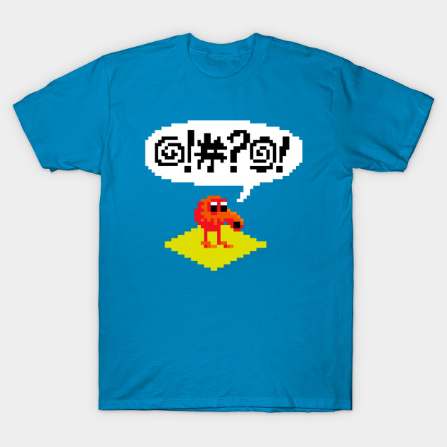 Pixel Q*Bert - Qbert - T-Shirt | TeePublic
