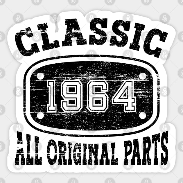 Classic 1964 - All Original Parts - Milestone Birthday Gift Ideas ...