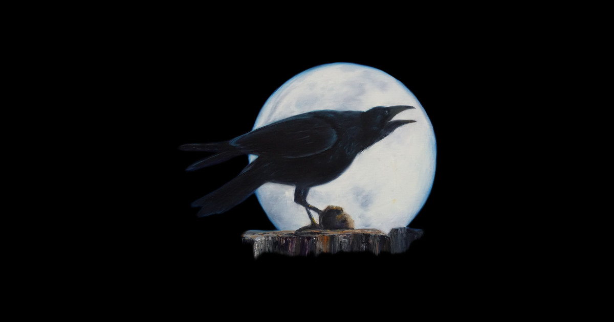 Mood Shadow Raven - Raven - Sticker | TeePublic