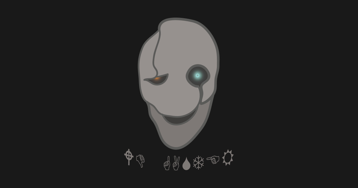 W.D. Gaster (Undertale) - Wingdings - T-Shirt | TeePublic