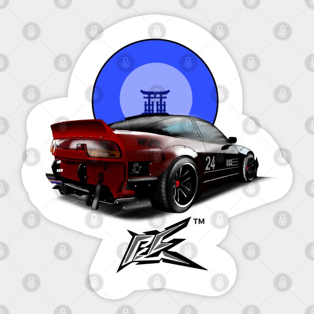 240SX nismo silvia s13 pandem - Silvia S13 - Sticker | TeePublic