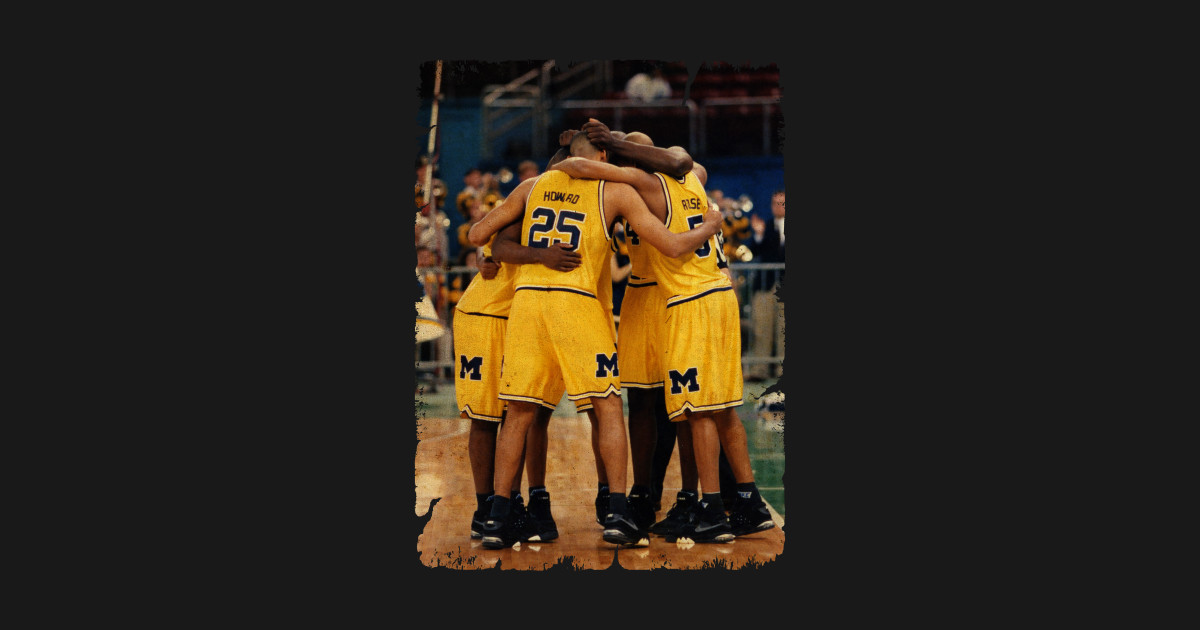 VINTAGE FAB FIVE TEAMS BASKETBALL - Fab Five - T-Shirt | TeePublic
