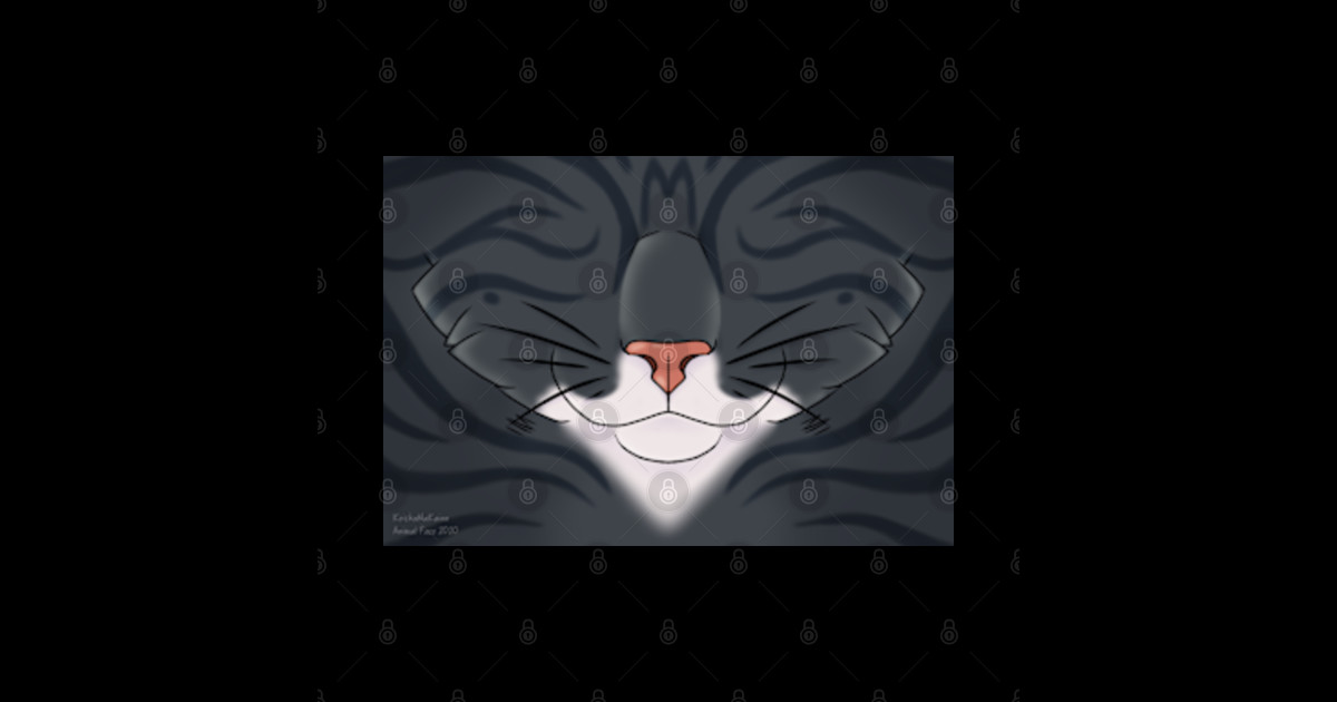 Grey Tabby Cat Face Anthro T Shirt Teepublic