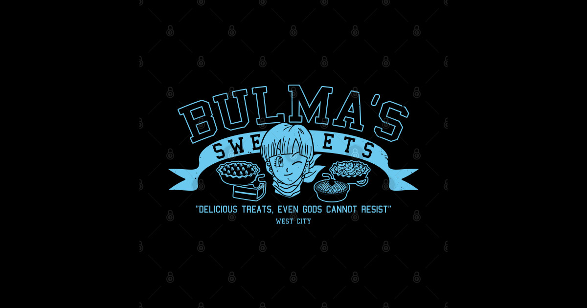 Bulma Sweets Fictional Anime Manga Dessert Delicious Food Poster ...