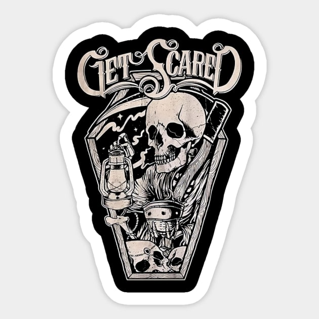 Get Scared Band - Rice Moore #7 - Get Scared Band - Sticker | TeePublic