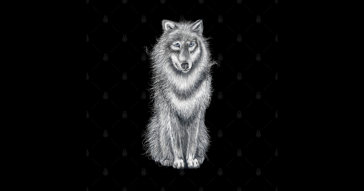 White Wolf - Wolf - Sticker | TeePublic