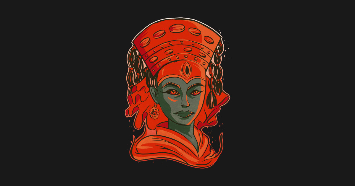 Kumari goddess illustration - The Nepal Goddess Kumari - T-Shirt ...