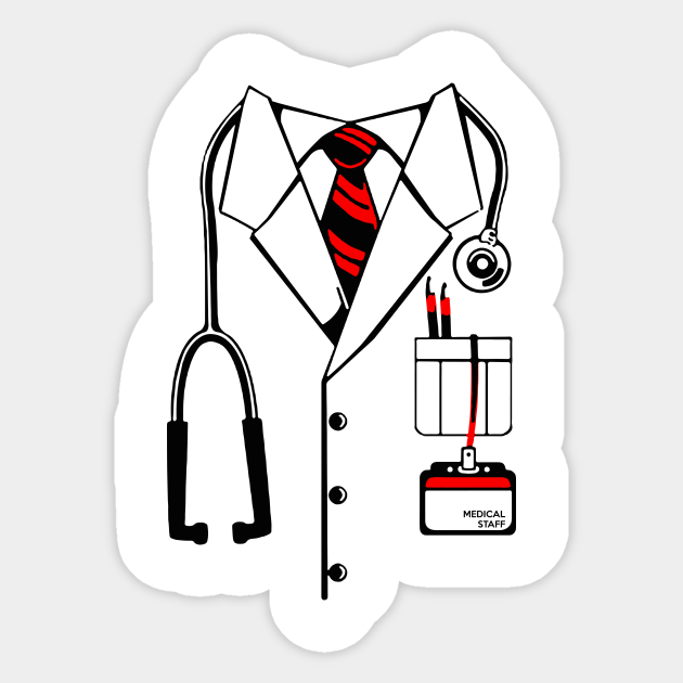 Doctor Doctor!! - Costume - Sticker | TeePublic