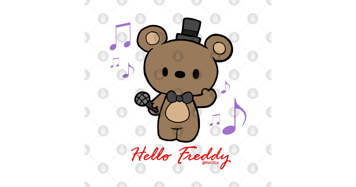 Chibi Freddy Fazbear - Five Nights At Freddys - Long Sleeve T-Shirt ...