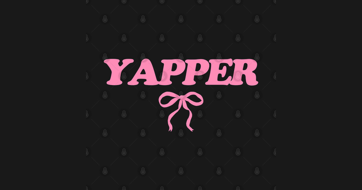 Yapper Y2k Tee, Y2K Slogan Shirt, Coquette Aesthetic - Yapper - T-Shirt ...
