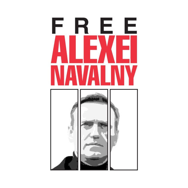 FREE ALEXEI NAVALNY - Free Alexei Navalny - T-Shirt | TeePublic