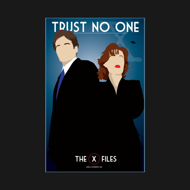Trust No One - Xfiles - T-Shirt | TeePublic