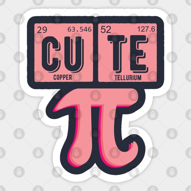 Cute Pie Pi Day Cutie Math Periodic Table Pink math teacher - Pi Day ...