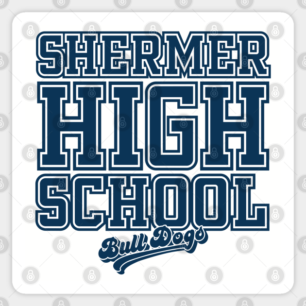 Shermer High School: 2 Color Version - Shermer High School - Sticker ...