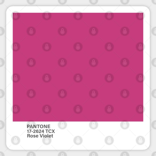 pantone 17-2624 TCX Rose Violet - Pantone Color - Sticker | TeePublic