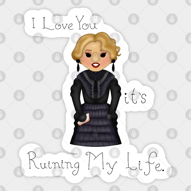 I Love You (TTPD) - Tortured Poets Department - Sticker | TeePublic