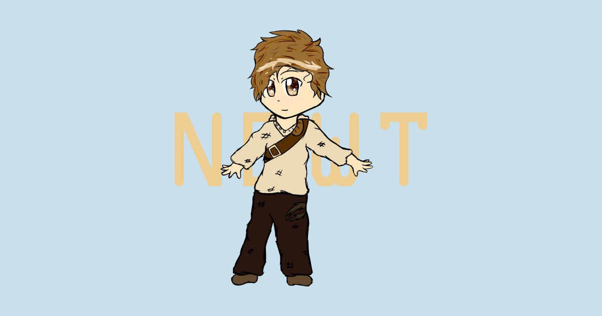Chibi Newt - The Maze Runner - Thomas Sangster - T-Shirt | TeePublic