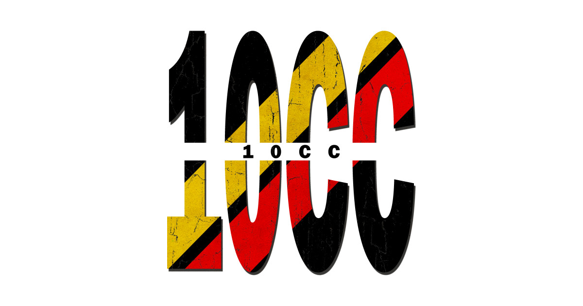 vintage typo 10cc - 10cc - T-Shirt | TeePublic