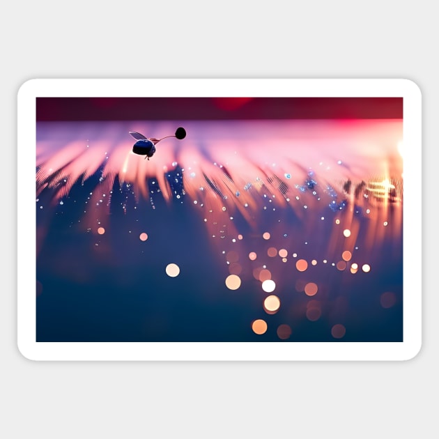 Abstract Flowers Melbourne Bokeh Photo - Melbourne - Sticker | TeePublic