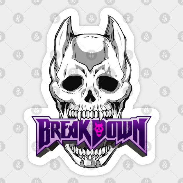 Breakdown Breakdown - Jjba Part 4 - Sticker | TeePublic