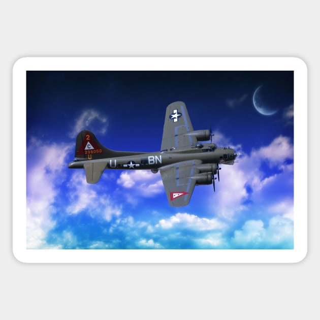 Boeing B-17 Flying Fortress - Boeing B 17 Flying Fortress - Sticker ...