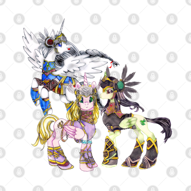 Pony Goddesses - Mlp Pony - T-Shirt | TeePublic