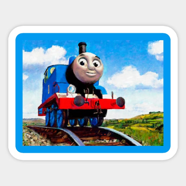 Thomas the tank engine - Thomas Tank Engine - Sticker | TeePublic