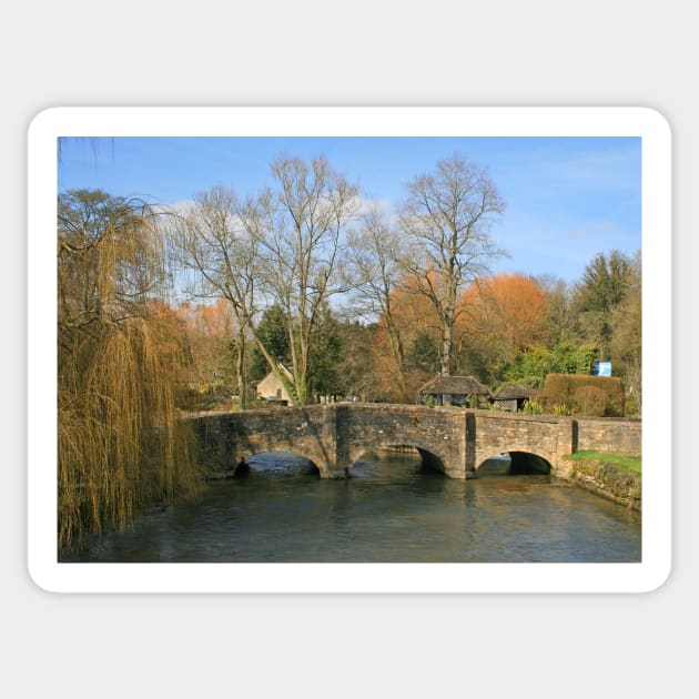 Bibury Bridge - Bibury - Sticker | TeePublic