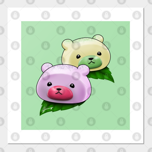 Mochi Bears - Mochi - Posters and Art Prints | TeePublic