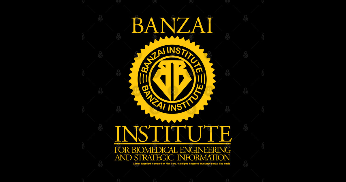 Banzai Institute - Buckaroo Banzai - Sticker | TeePublic