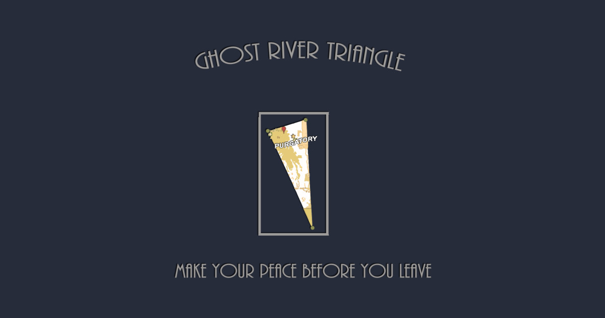 Ghost River Triangle map - Wynonna Earp - T-Shirt | TeePublic