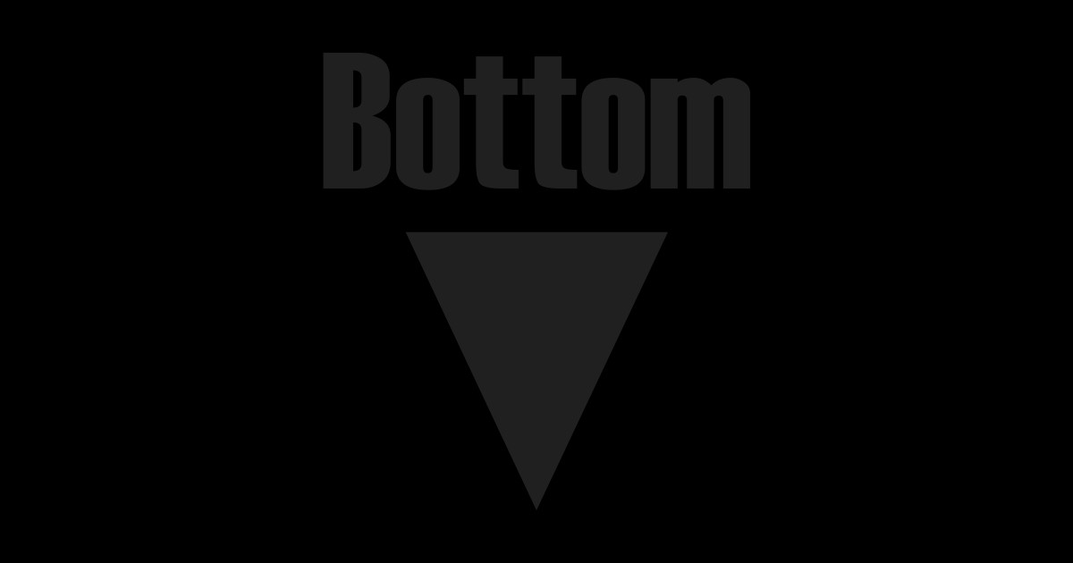 Discrete Bottom Shirt - Gay Bottom - Sticker | TeePublic