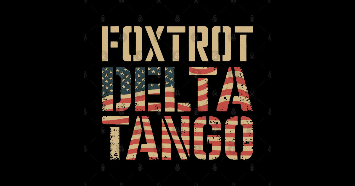 Foxtrot-Delta-Tango - Foxtrot Delta Tango - Sticker | TeePublic