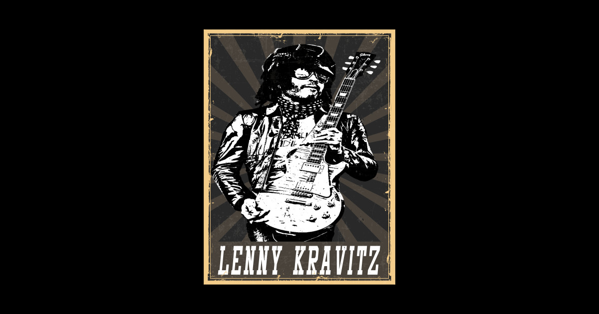 80s Lenny Kravitz - Lenny Kravitz - Sticker | TeePublic