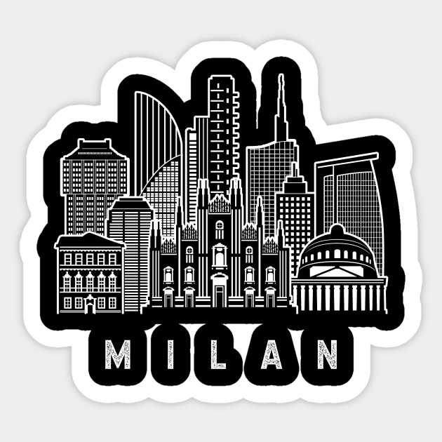 Milan - Milan - Sticker | TeePublic