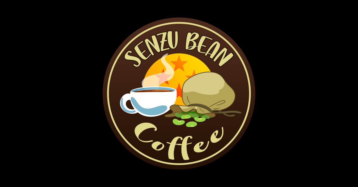 Senzu Bean Coffee - Dbz - Tapestry | TeePublic