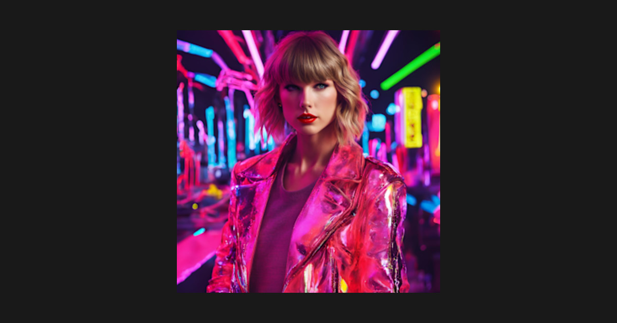 Taylor swift inspired neon light art - Taylor Swift - T-Shirt | TeePublic