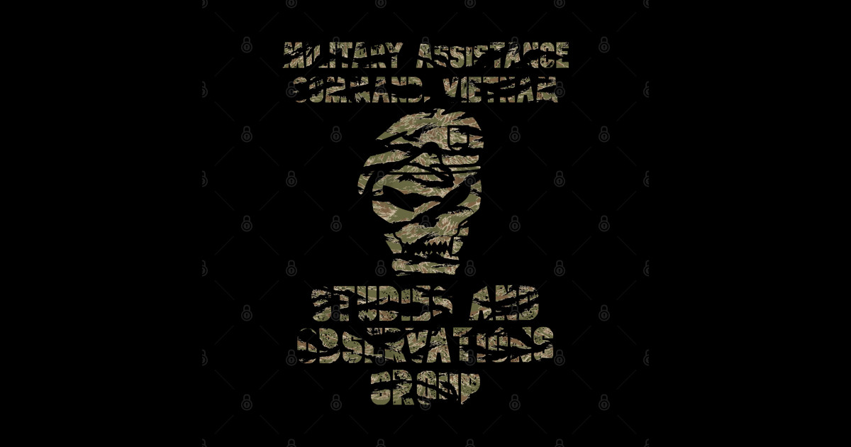 MACV SOG CAMOUFLAGE TIGER STRIPES - Military - Sticker | TeePublic