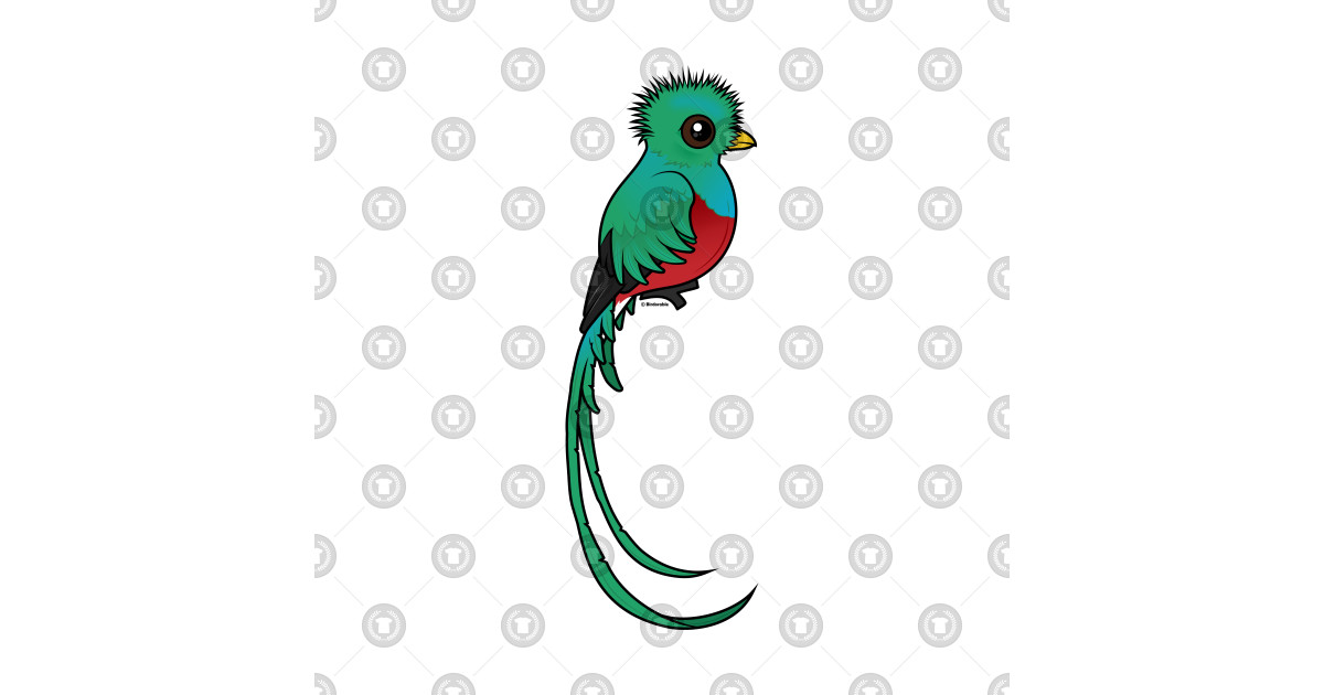 Birdorable Resplendent Quetzal - Bird - Sticker | TeePublic