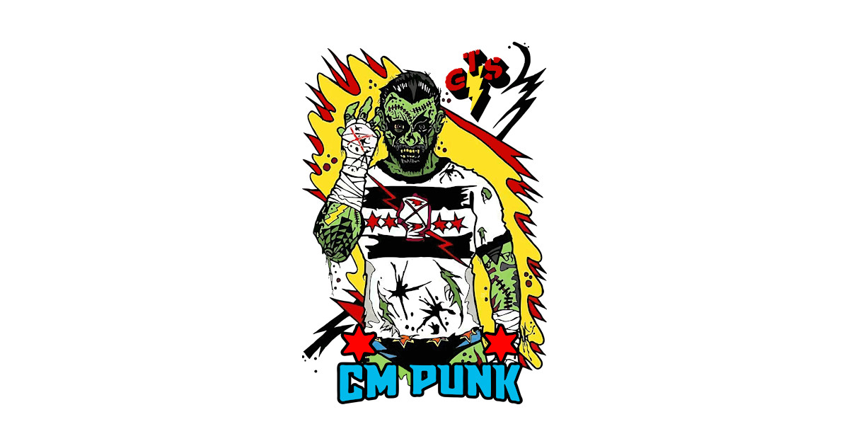CM Punk Cult Hero - Cm Punk - T-Shirt | TeePublic